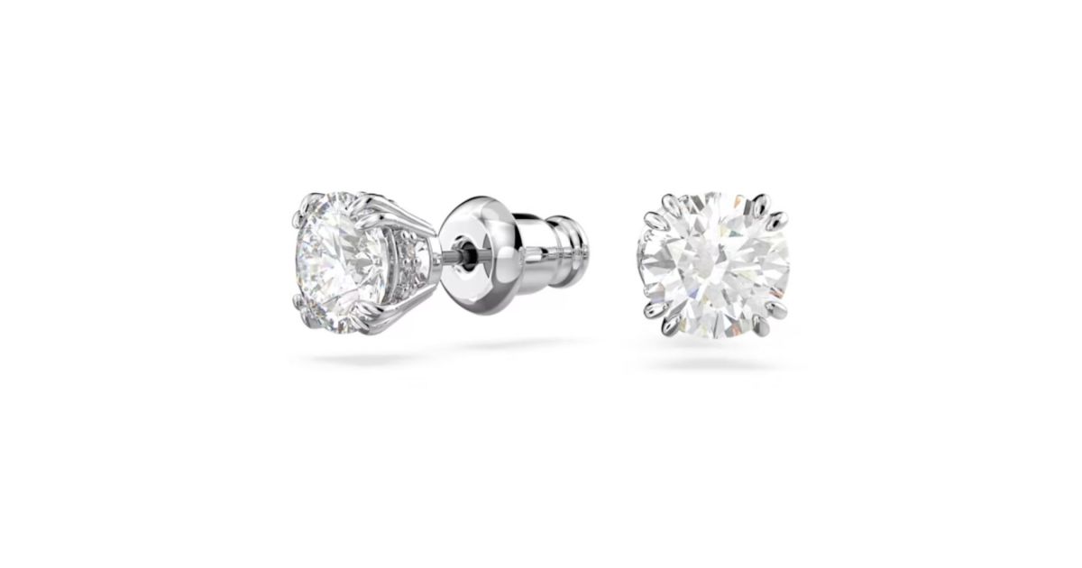 Σκουλαρίκια Swarovski Constella Stud Rhodium 5636712 | Clachic