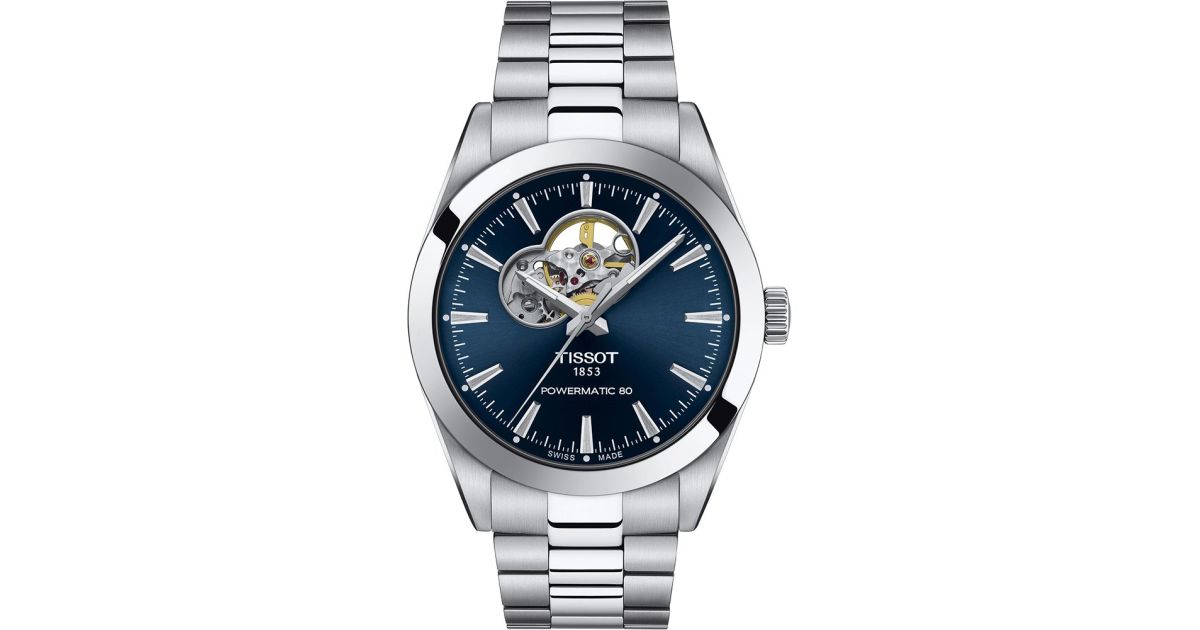 Tissot T-Classic Open Heart Powermatic 80 Automatic T1274071104101 ...